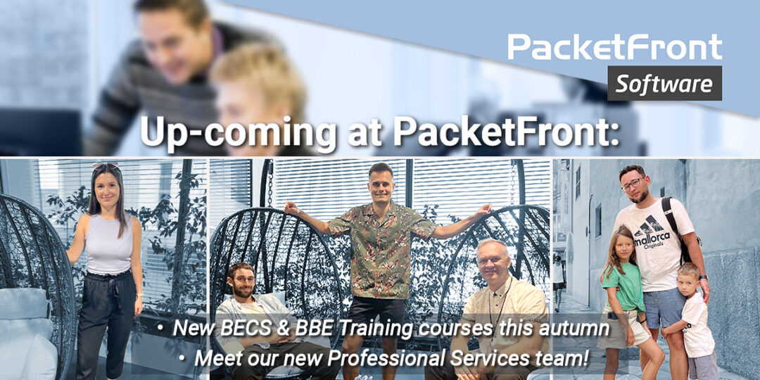 Upcoming at PacketFront - PacketFront Software