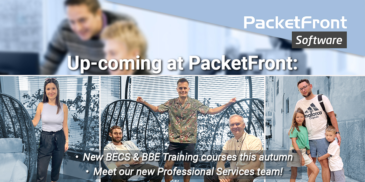 Upcoming at PacketFront - PacketFront Software